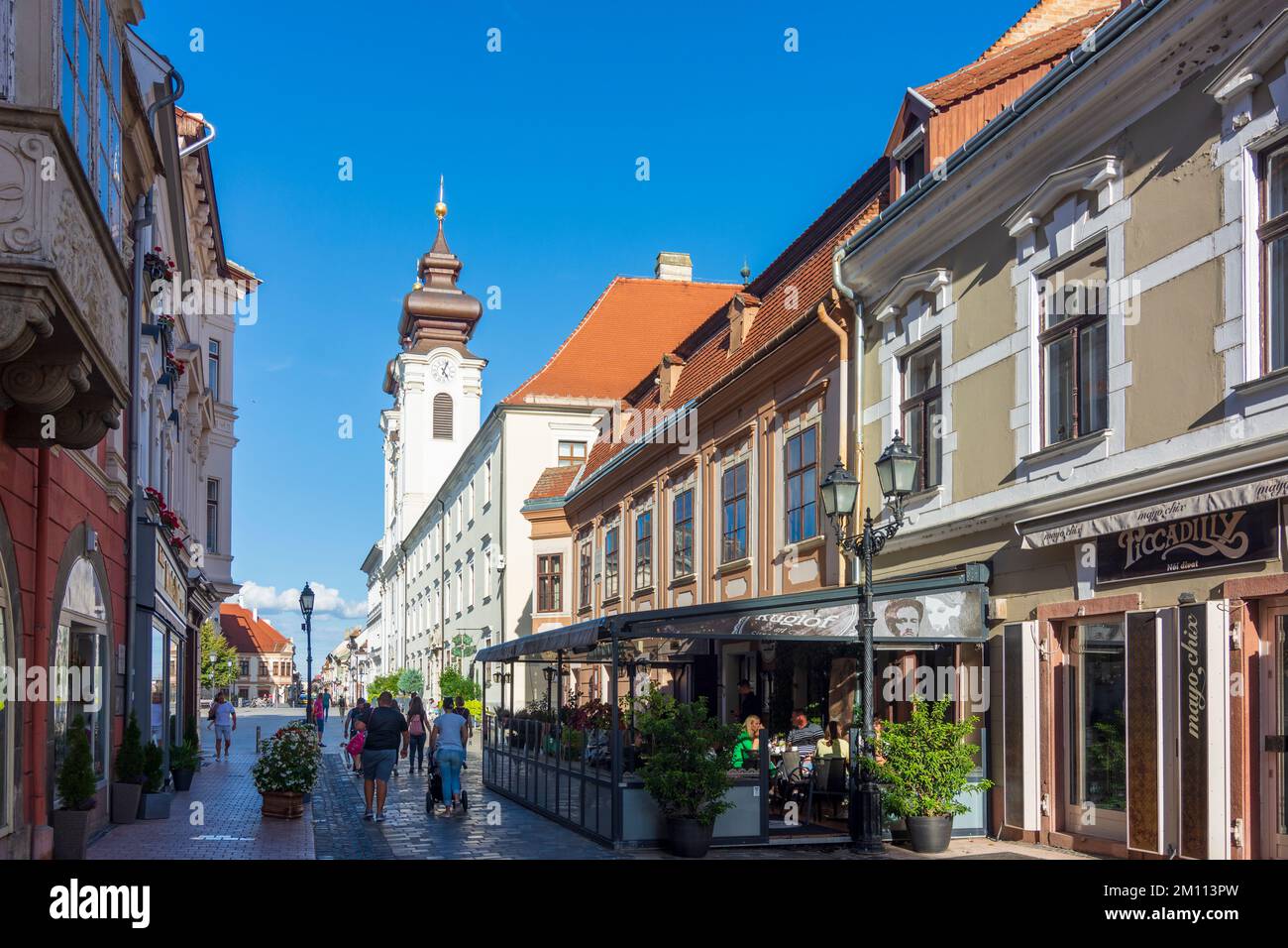 Györ (Raab): Old Town, Benedictine church of St. Ignatius of Loyola ...