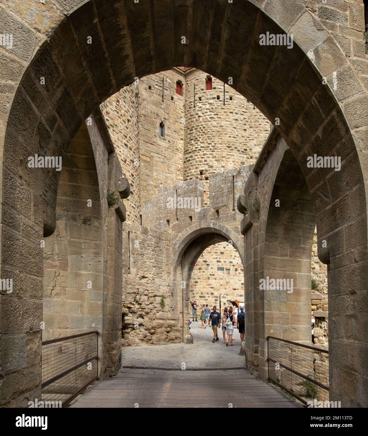 Entry gate in the double walls surrounding the old town Stock Photo - Alamy