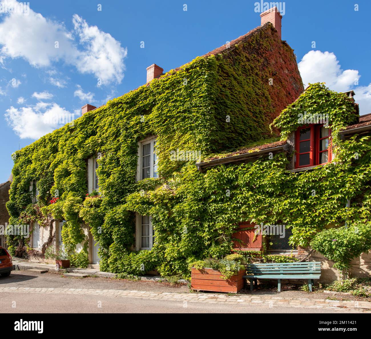 Overgrown house virginia creeper hi-res stock photography and images ...