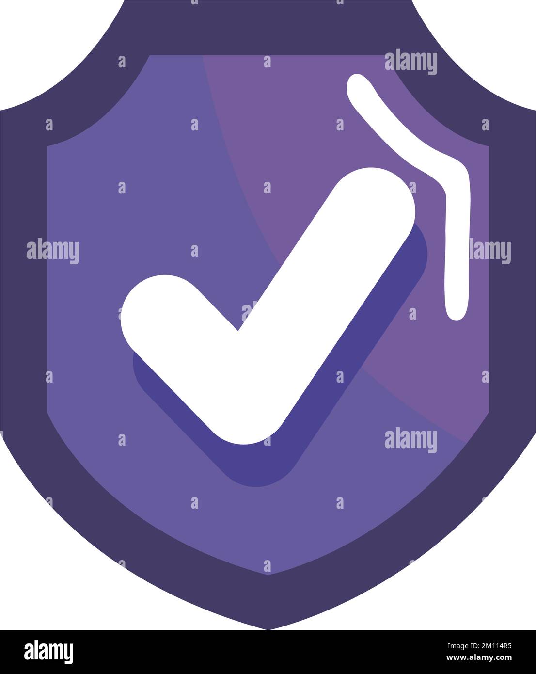 security shield with check symbol Stock Vector Image & Art - Alamy