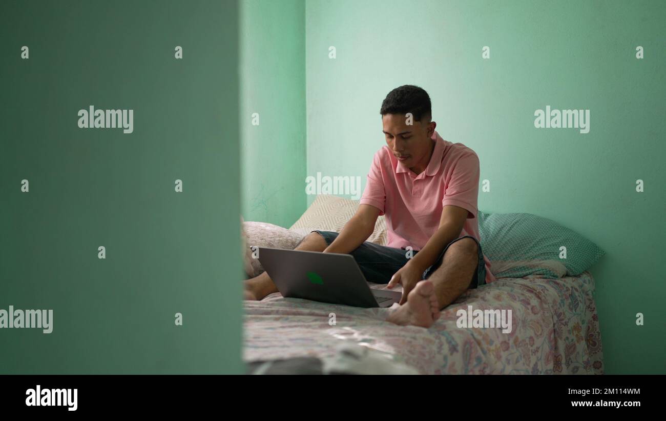 Laid lying on bed hi-res stock photography and images - Alamy