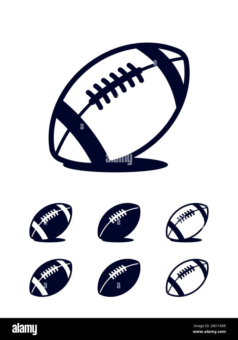 Black white football shadow simple vector Cut Out Stock Images ...