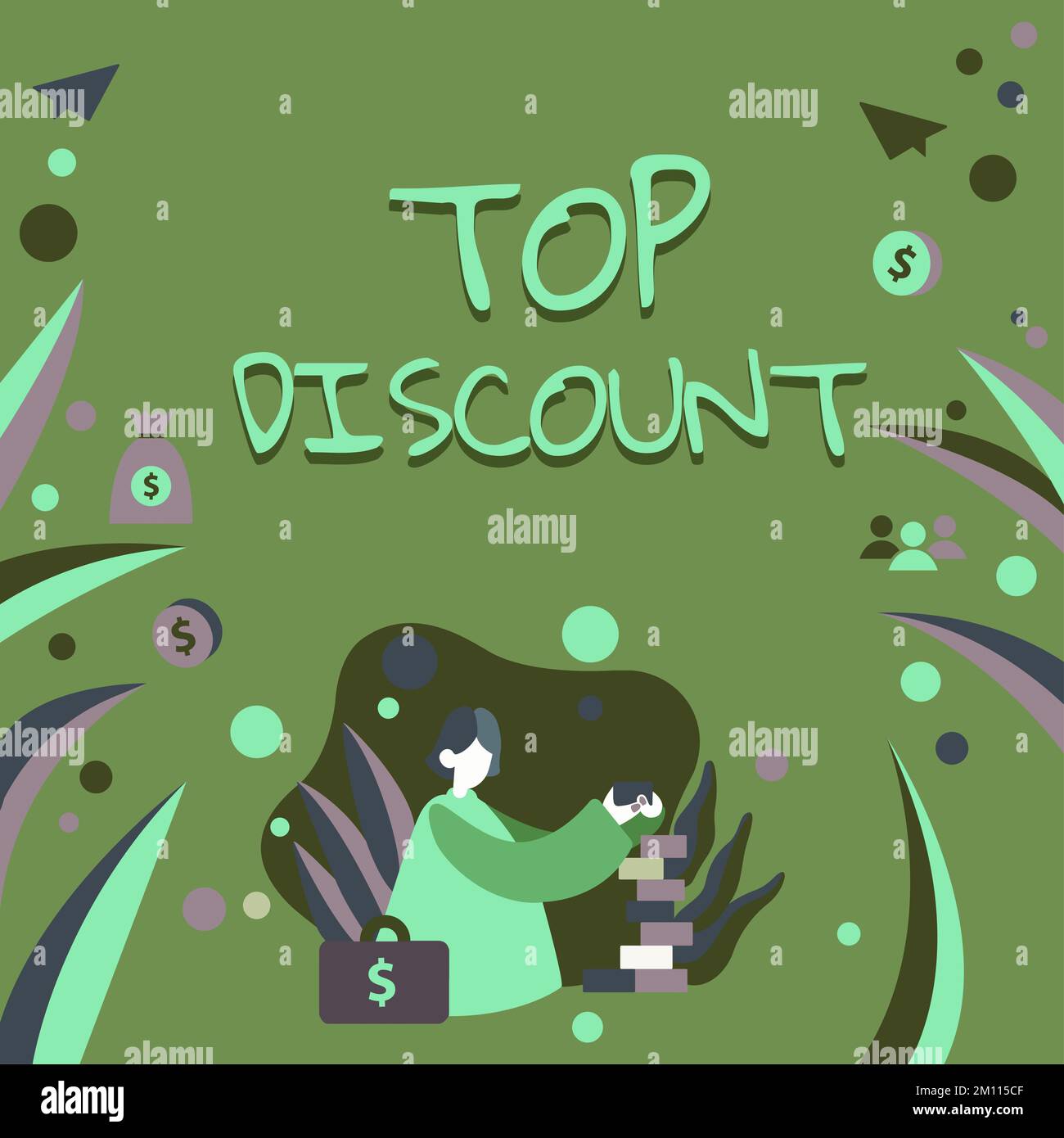 Text showing inspiration Top Discount. Business concept Best Price ...