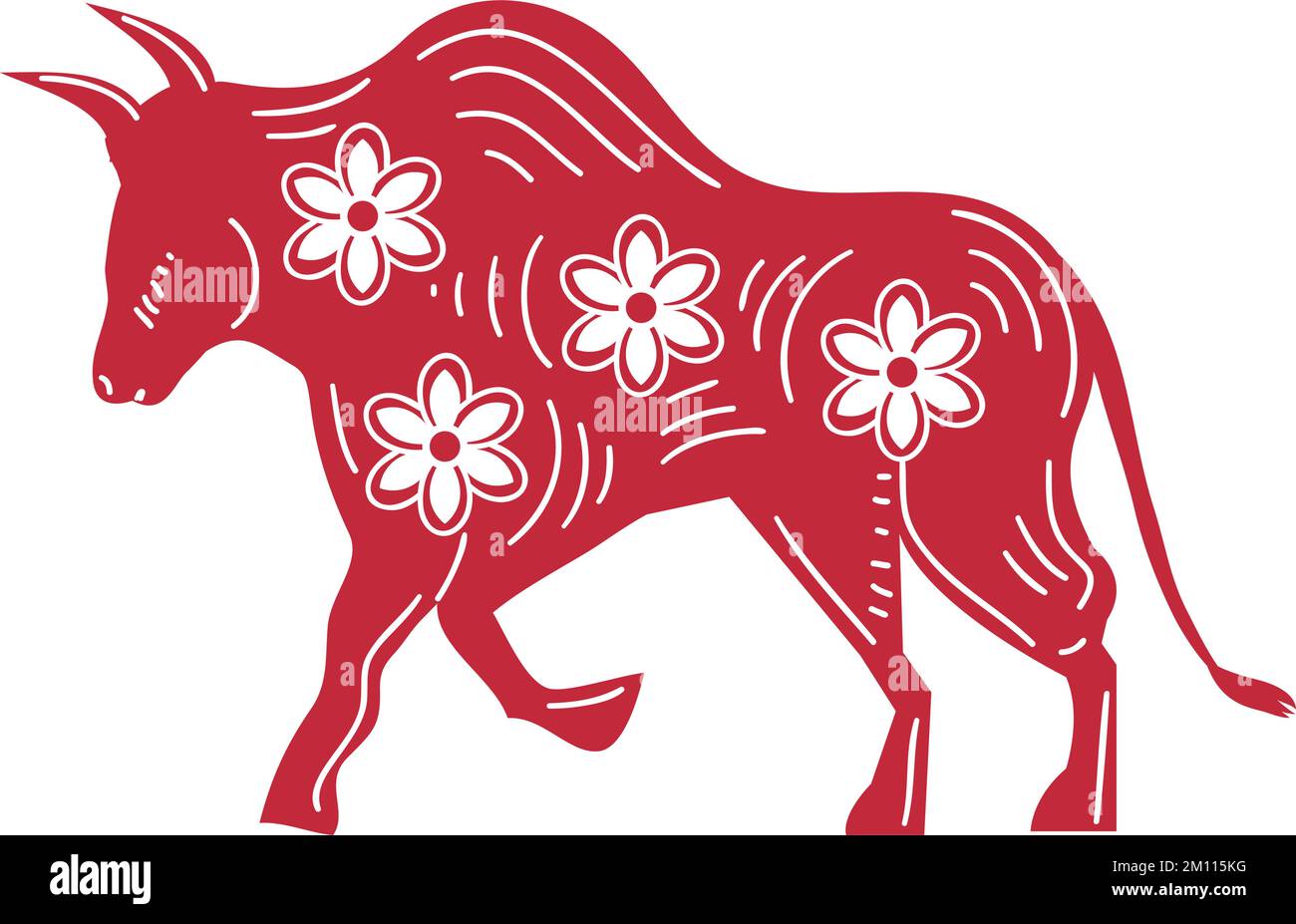 chinese zodiac bull animal Stock Vector Image & Art - Alamy
