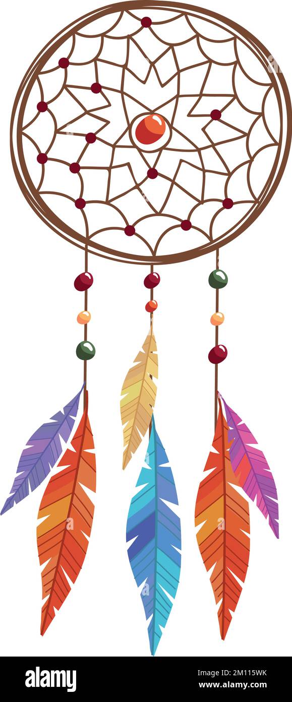 dream catcher boho style Stock Vector Image & Art - Alamy
