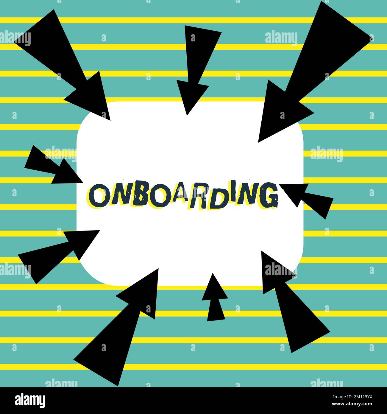 Hand writing sign Onboarding. Word for Action Process of integrating a ...