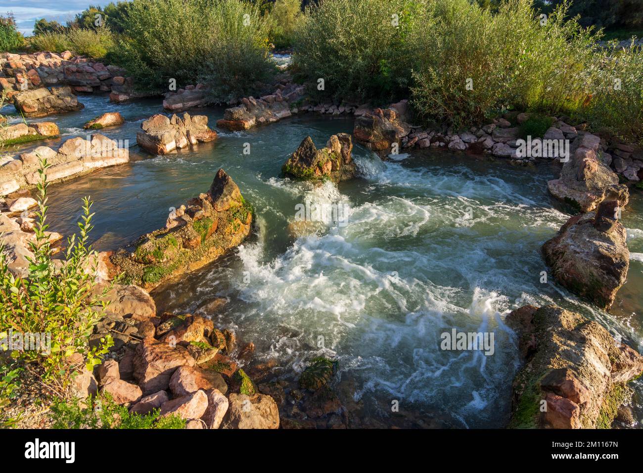 Szigetköz (Little Rye Island, Kleine Schüttinsel): river bottom ramp in ...