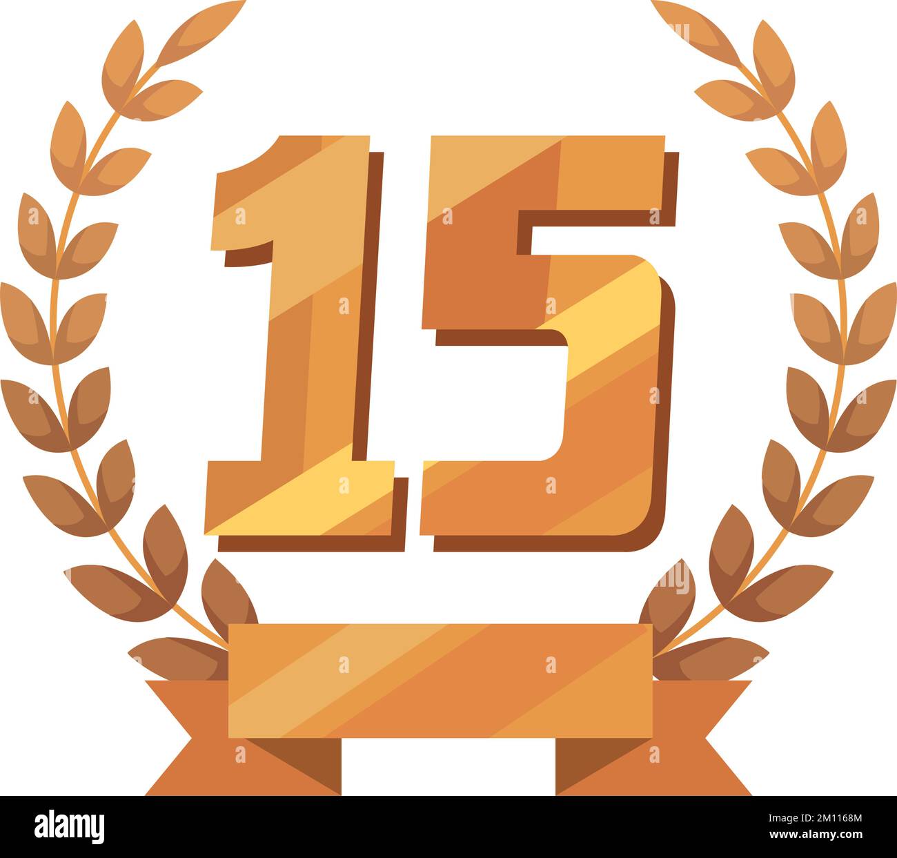 Fifteenth anniversary Stock Vector Images - Alamy