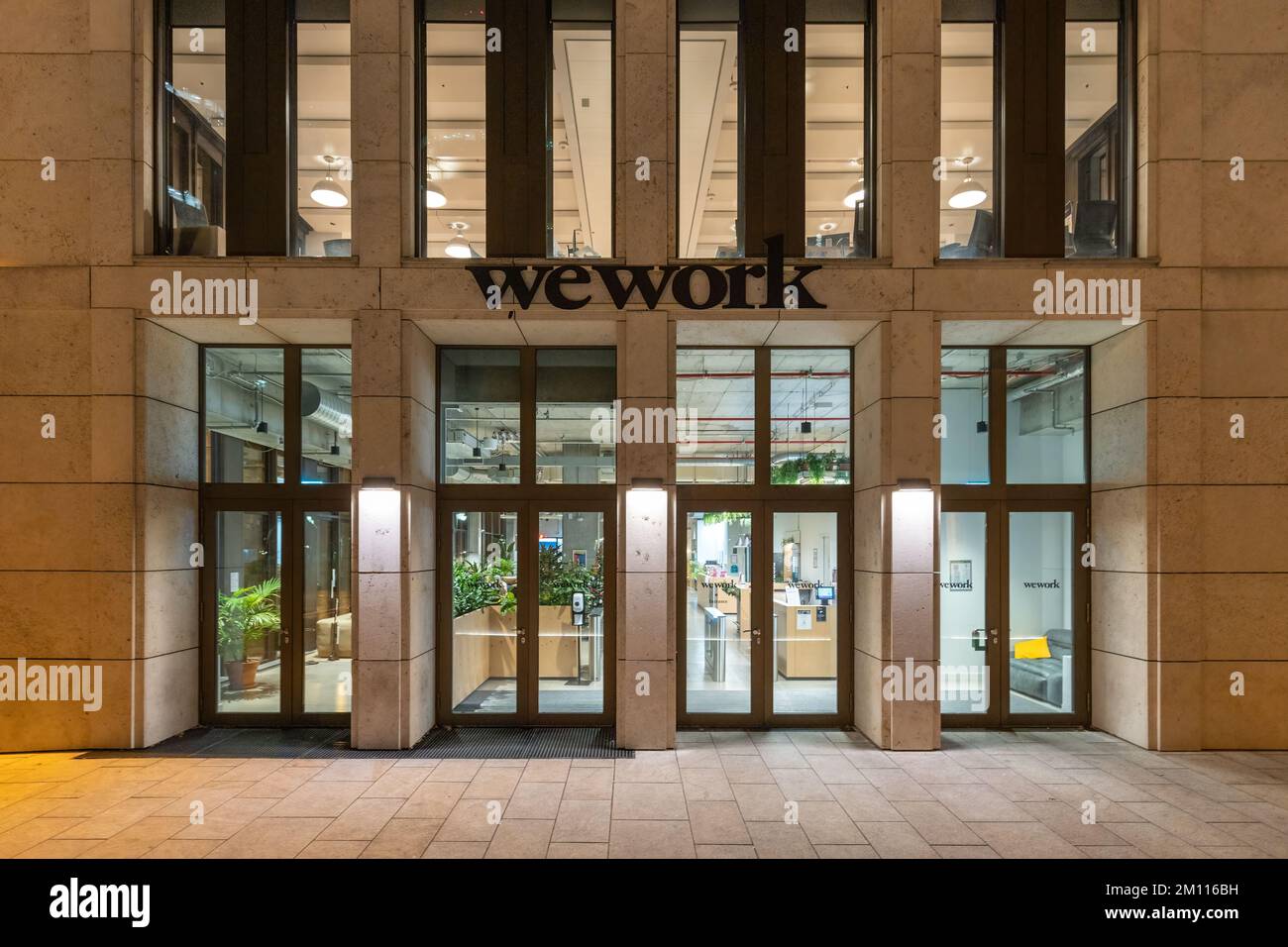 Wework office entrance hi-res stock photography and images - Alamy