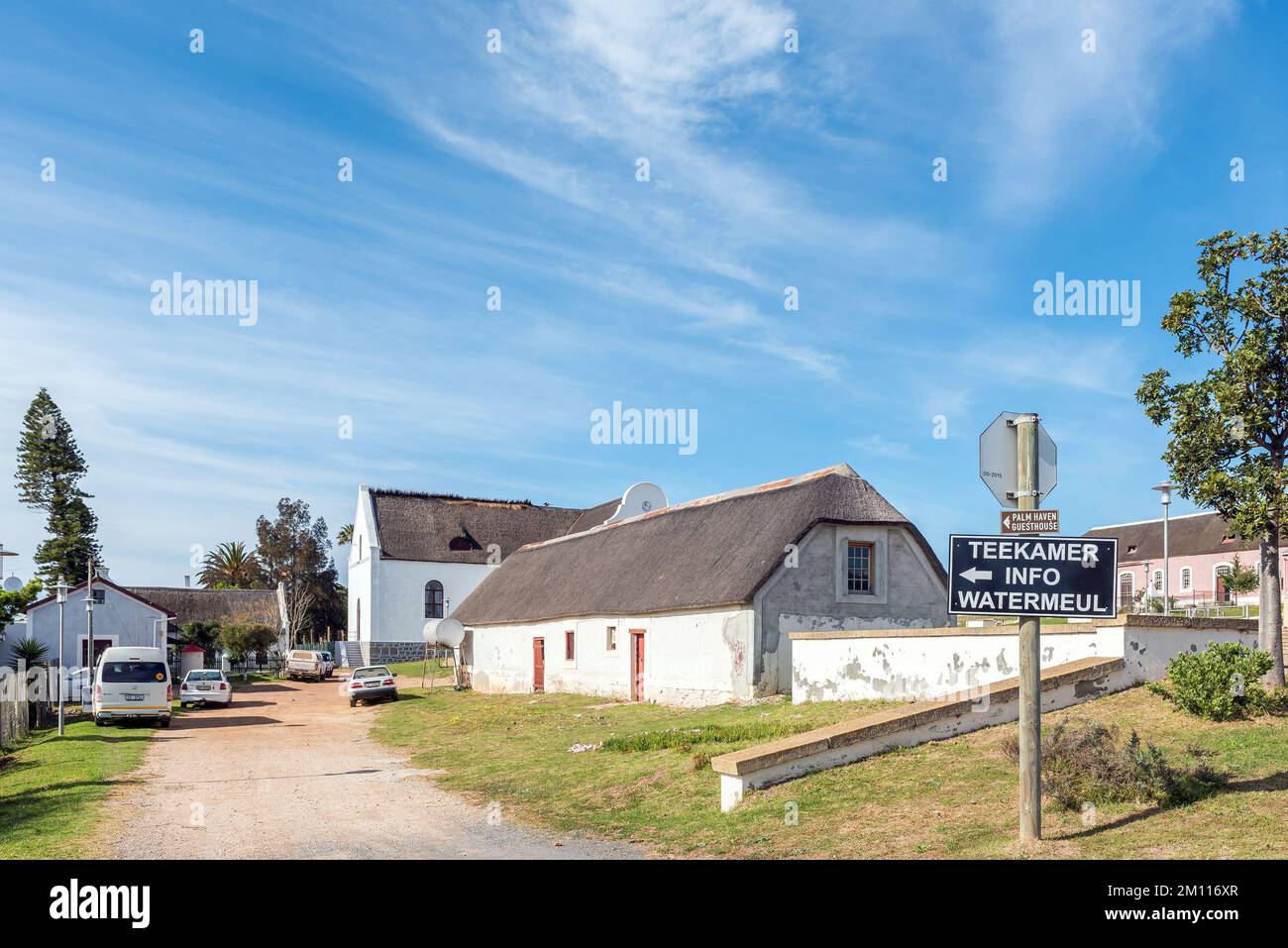 Elim, South Africa - Sep 21, 2022: A street scene, with historic ...
