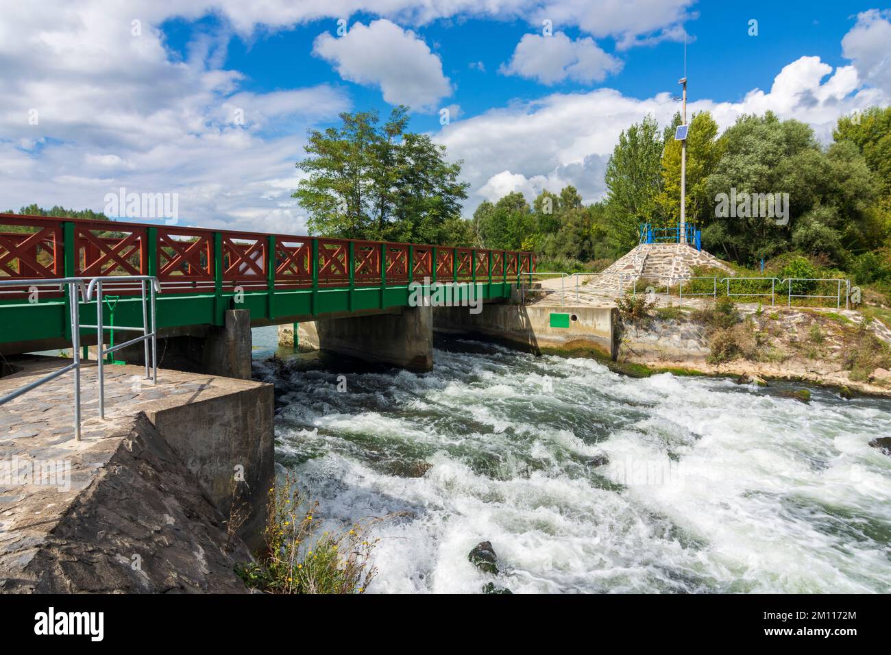 Szigetköz (Little Rye Island, Kleine Schüttinsel): river bottom ramp in ...