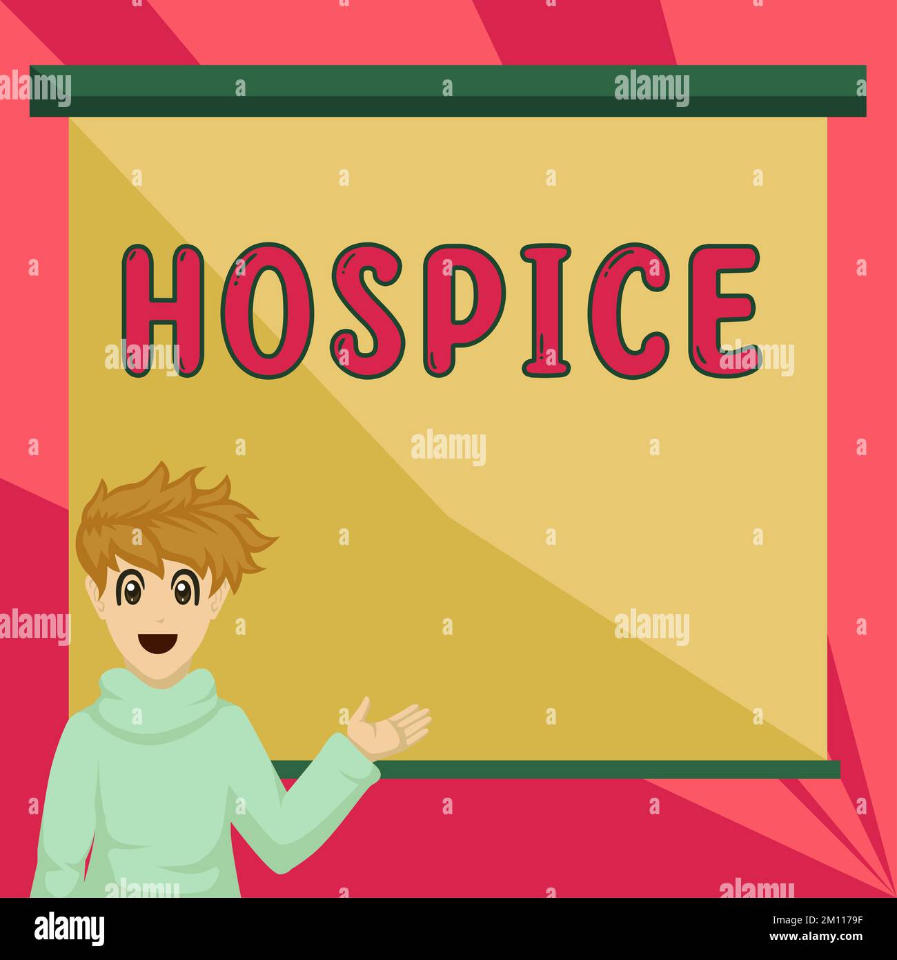 Inspiration showing sign Hospice, Business concept focuses on the ...