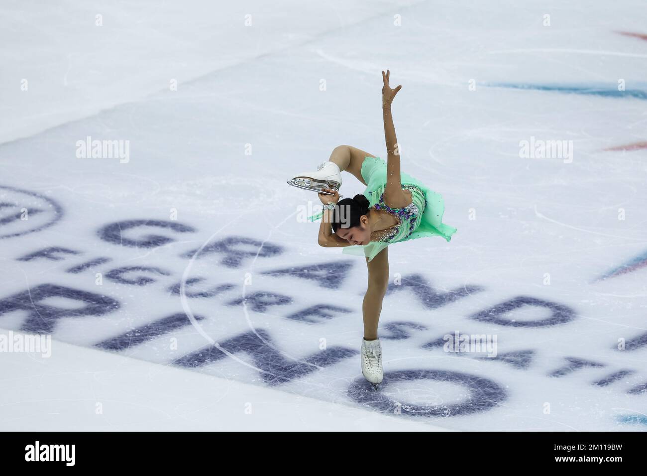 Jia Shin of Republic of Korea competes during ISU Grand Prix of Figure ...
