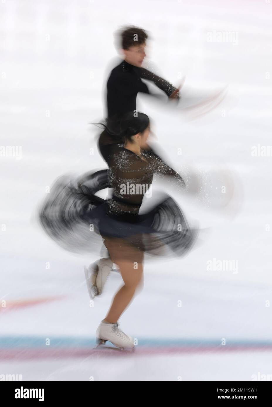 Turin, Italy, 9th December 2022. Celina Fradji and Jean-Hans Fourneaux ...