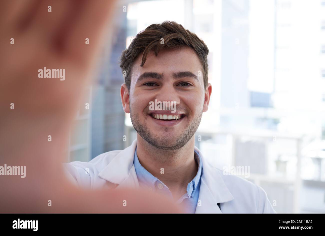 Handsome Young Man Selfie