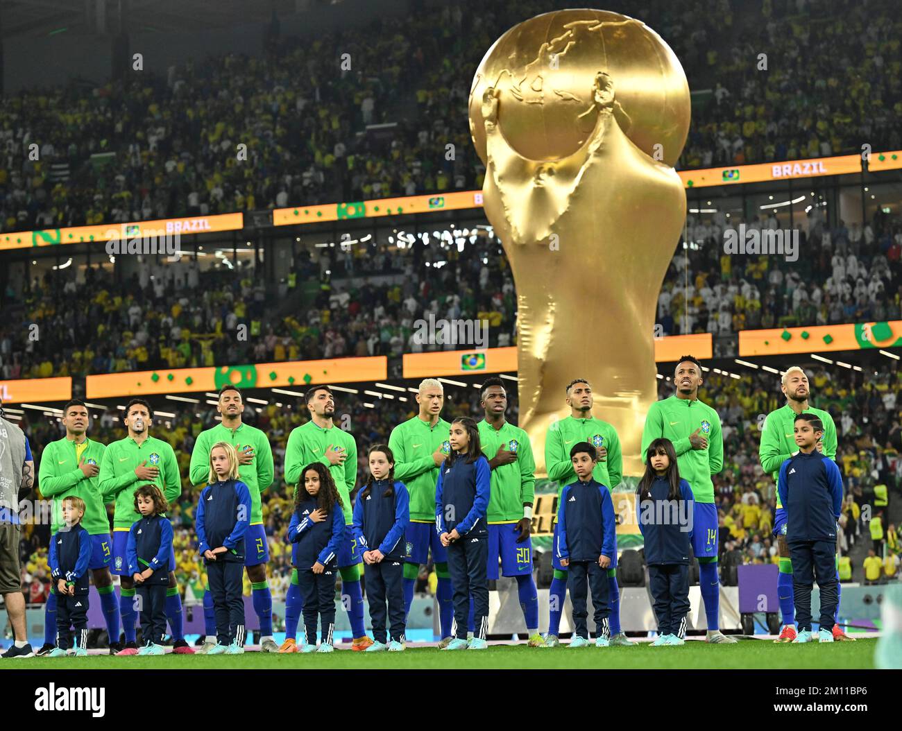 Brazil line up world cup 2022 hi-res stock photography and images - Alamy