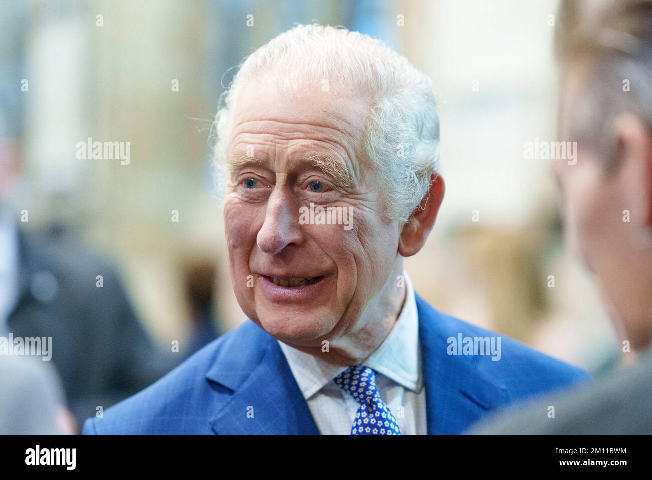 King Charles III attends a celebration at St Giles' Church to mark Wrexham becoming a City ...
