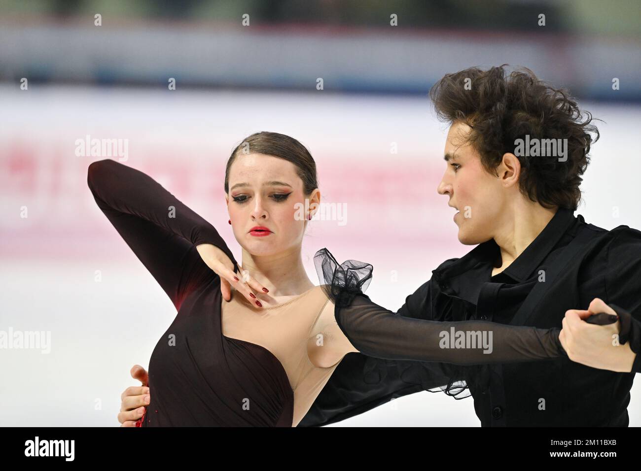 Darya GRIMM & Michail SAVITSKIY (GER), during Junior Ice Dance Rhythm ...