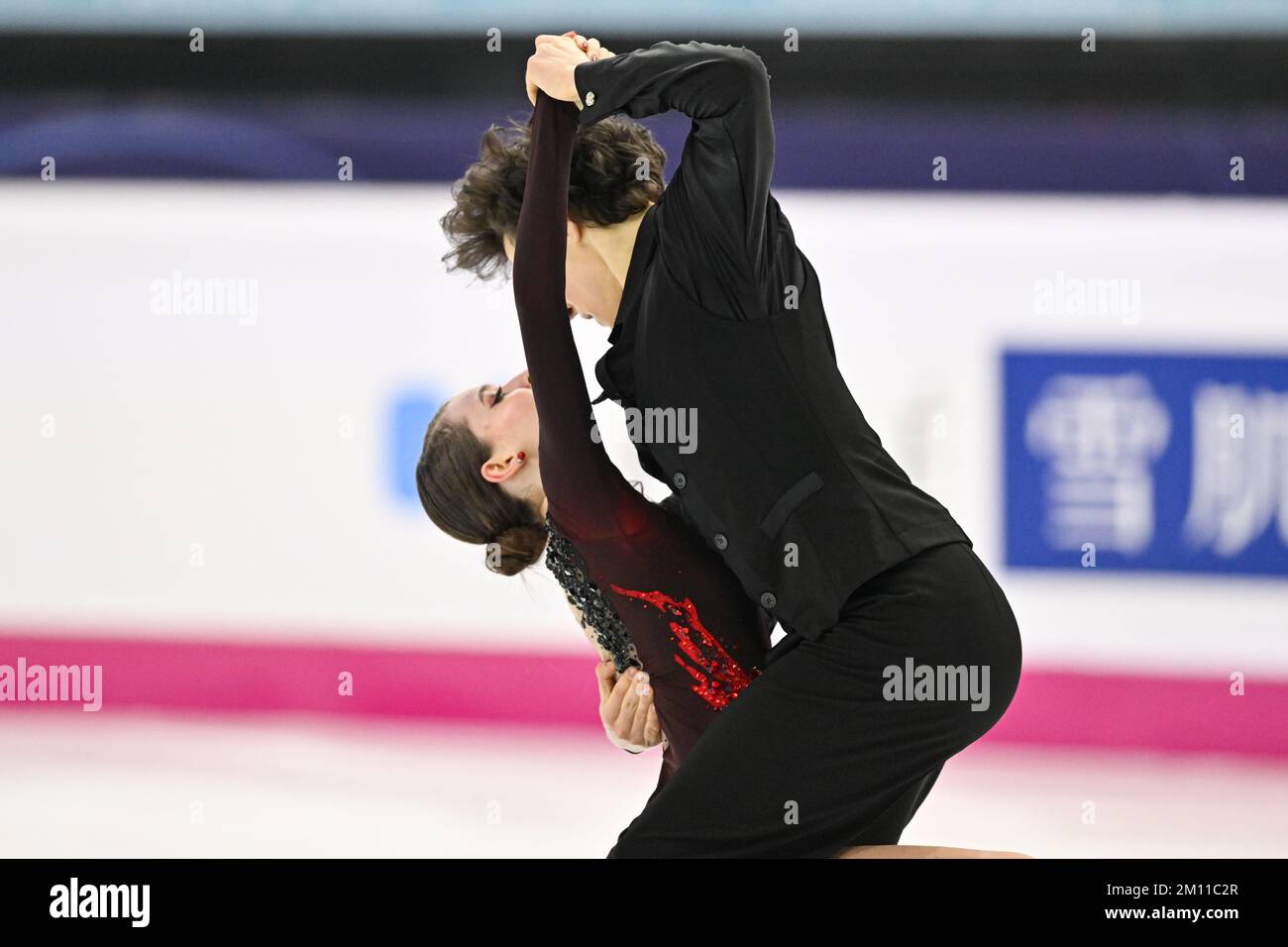 Darya GRIMM & Michail SAVITSKIY (GER), during Junior Ice Dance Rhythm ...