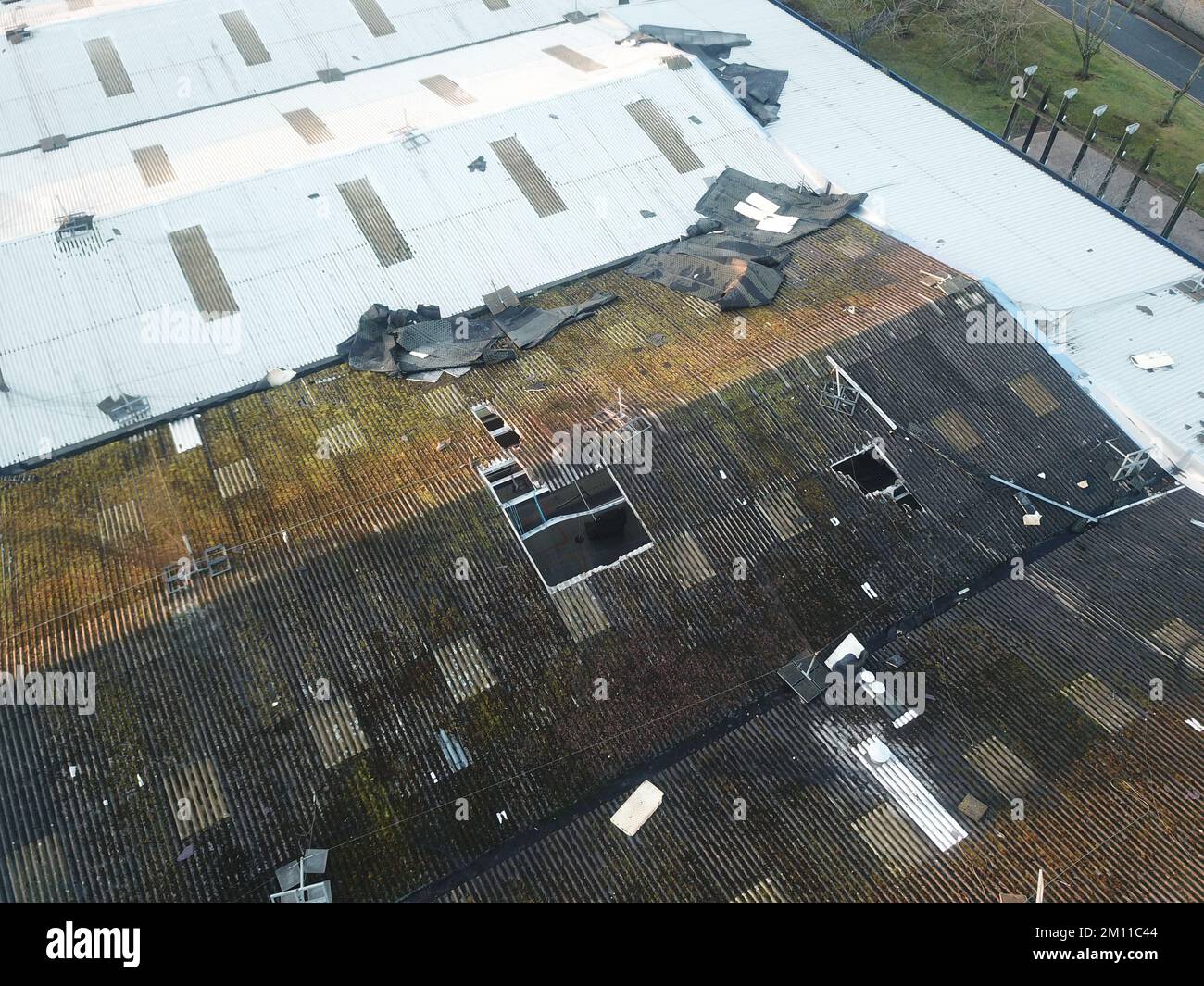 Storm arwen roof damage hi-res stock photography and images - Alamy
