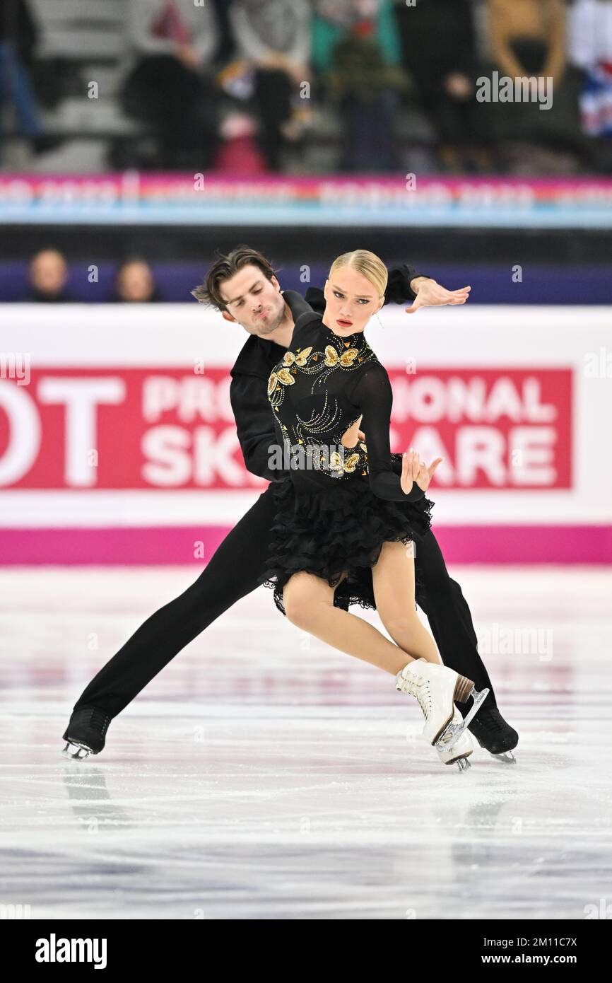 Phebe BEKKER & James HERNANDEZ (GBR), during Junior Ice Dance Rhythm ...