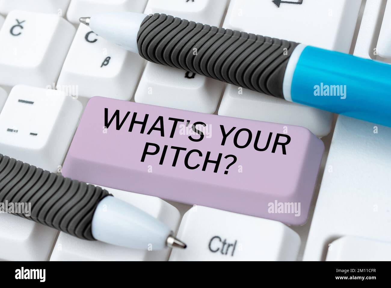 Sign displaying What's Your Pitch. Internet Concept make a determined ...
