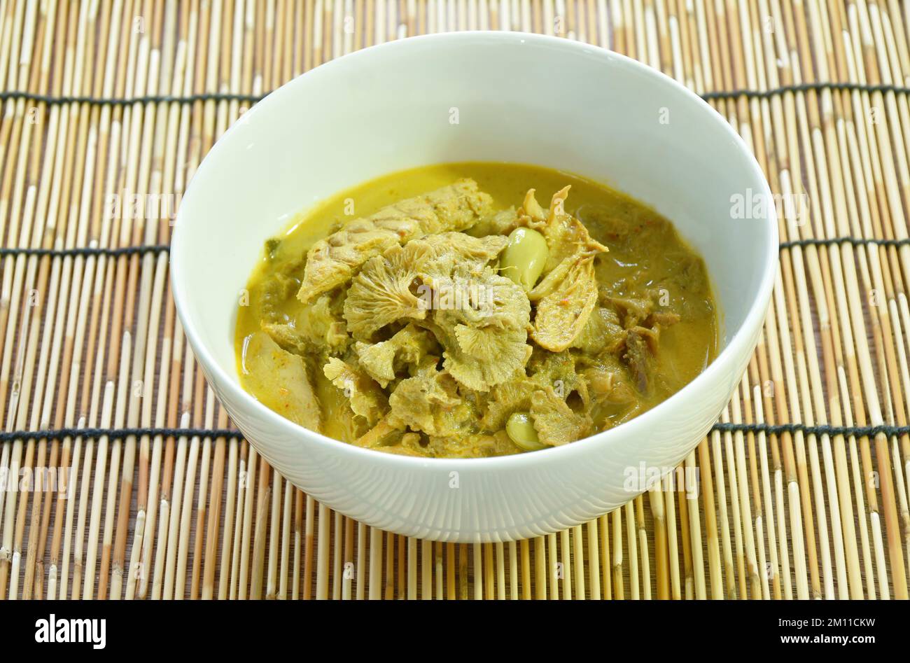 spicy boiled split grill mushroom with roasted mackerel fish and Nitta ...