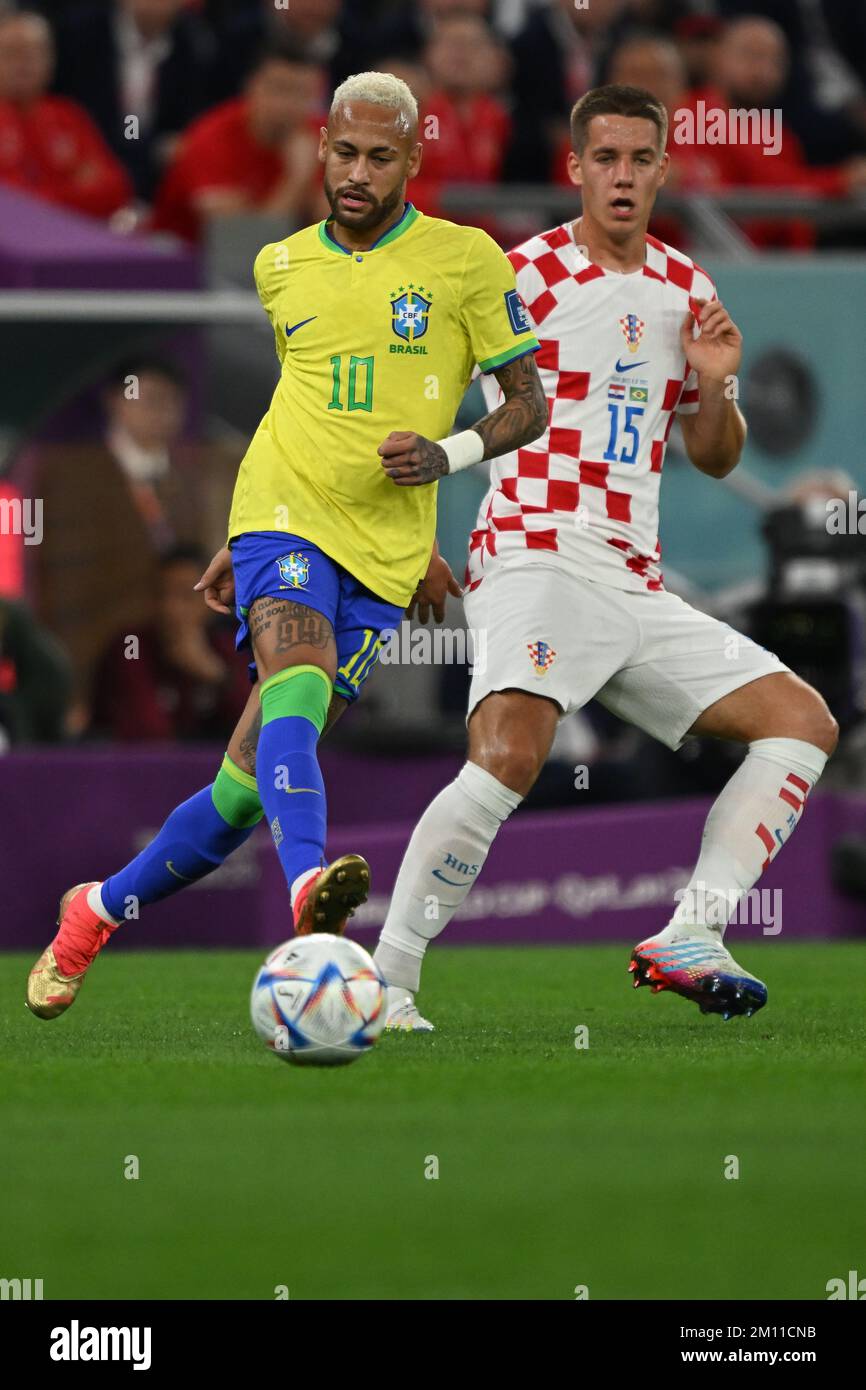 Doha, Qatar. 09th Dec, 2022. Soccer, 2022 World Cup in Qatar, Brazil ...