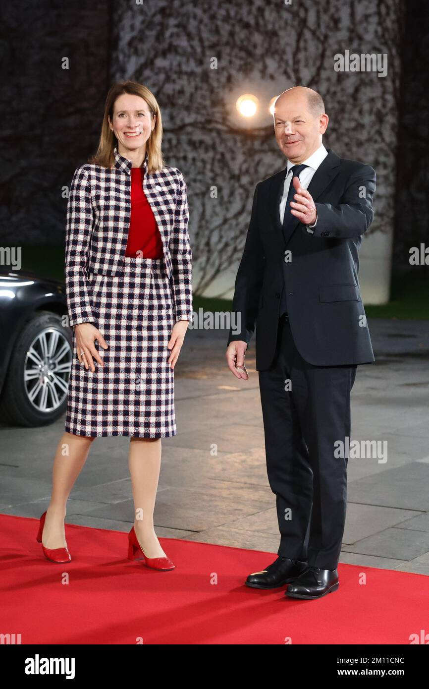 Berlin, Germany. 09th Dec, 2022. Chancellor Olaf Scholz welcomes ...