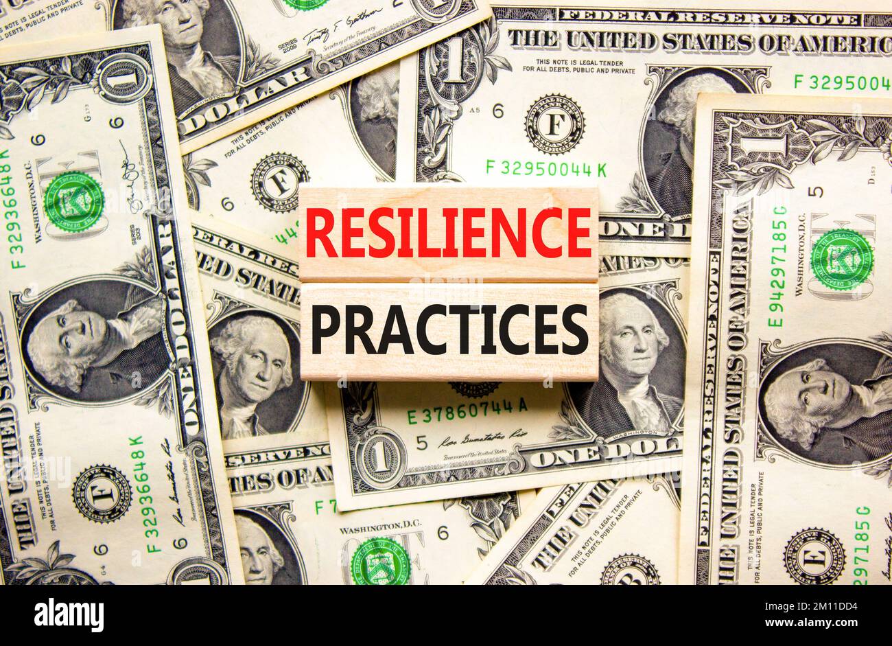 Resilience practices symbol. Concept word Resilience practices typed ...