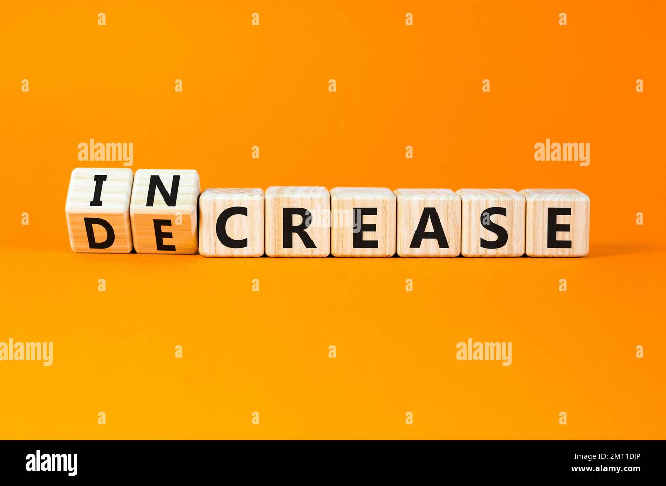 Increase or decrease symbol. Concept words Increase and Decrease on ...