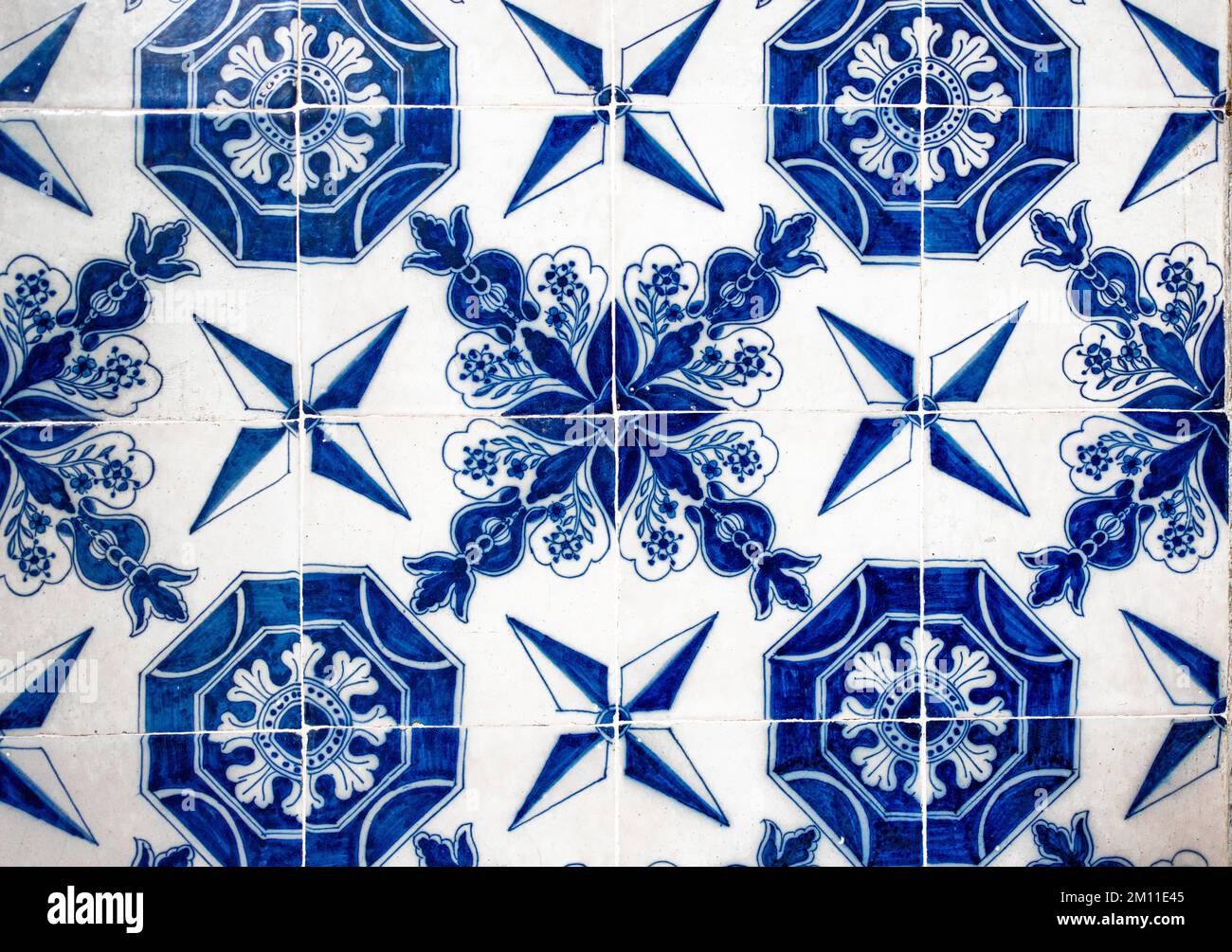 Blue painted Iznik tiles of Topkapi Palace in Istanbul, Turkey Stock ...
