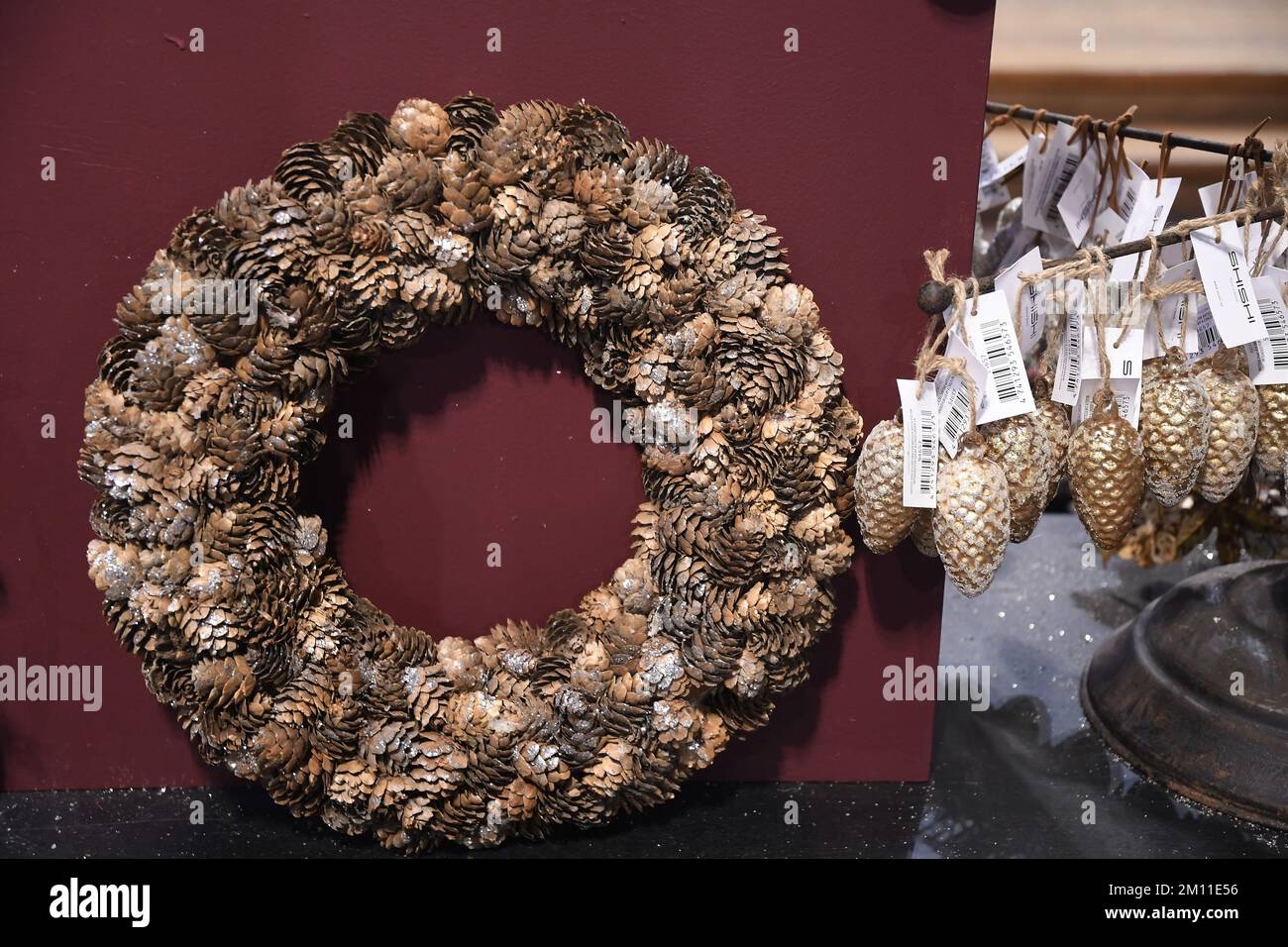Copenhagen/Denmark/08 December 2022/Items for christmas home decoration ...