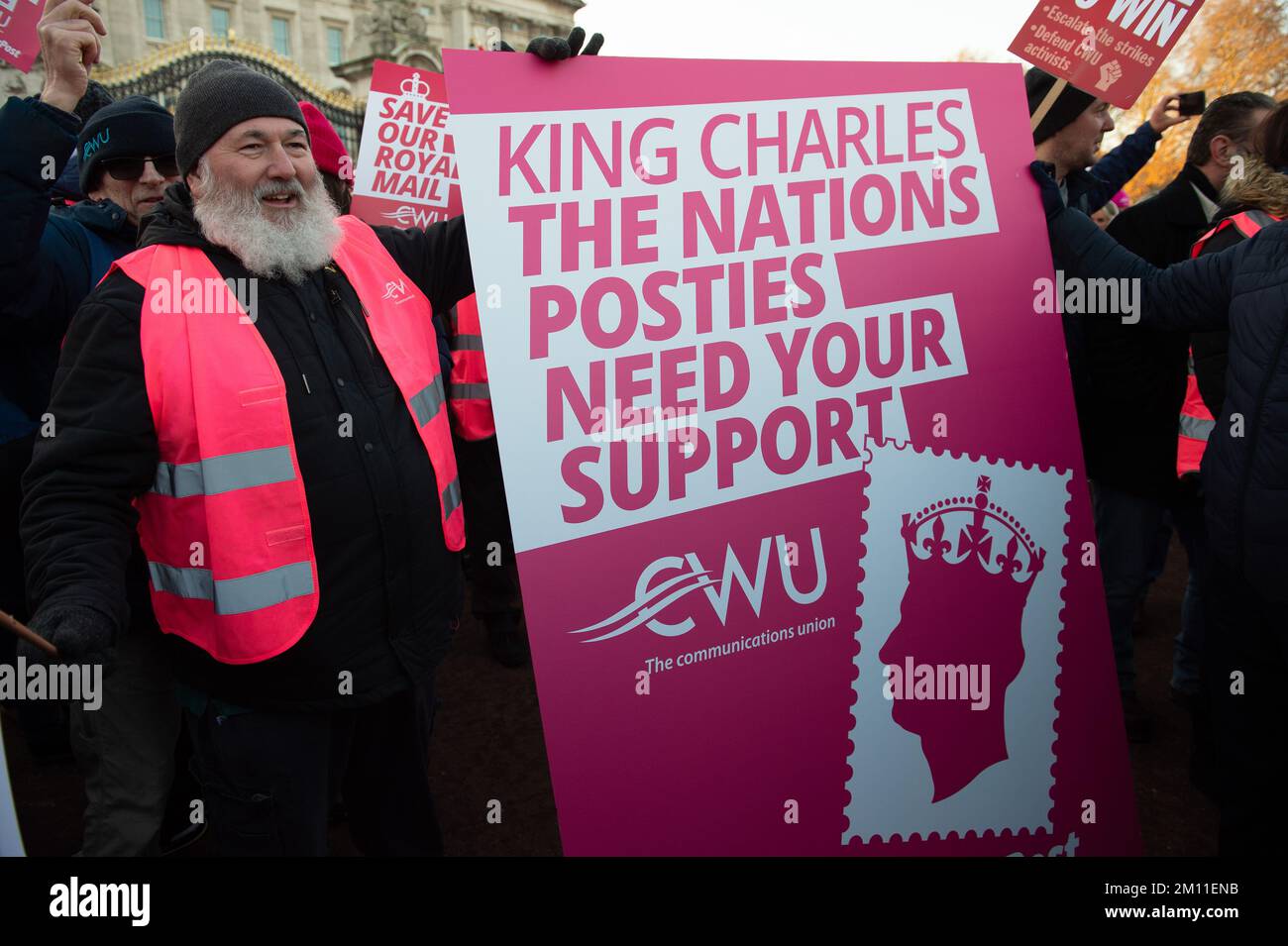 London, UK. 9th Dec, 2022. Thousands of members of the Communication ...