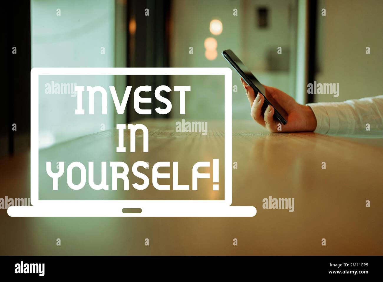 Text sign showing Invest In Yourself. Word Written on learn new things ...