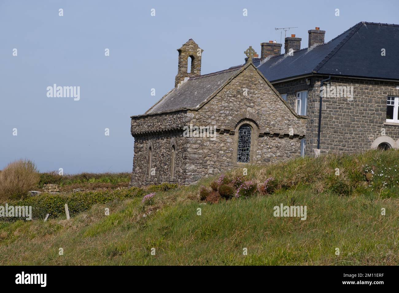 St. non's chapel wales hi-res stock photography and images - Alamy