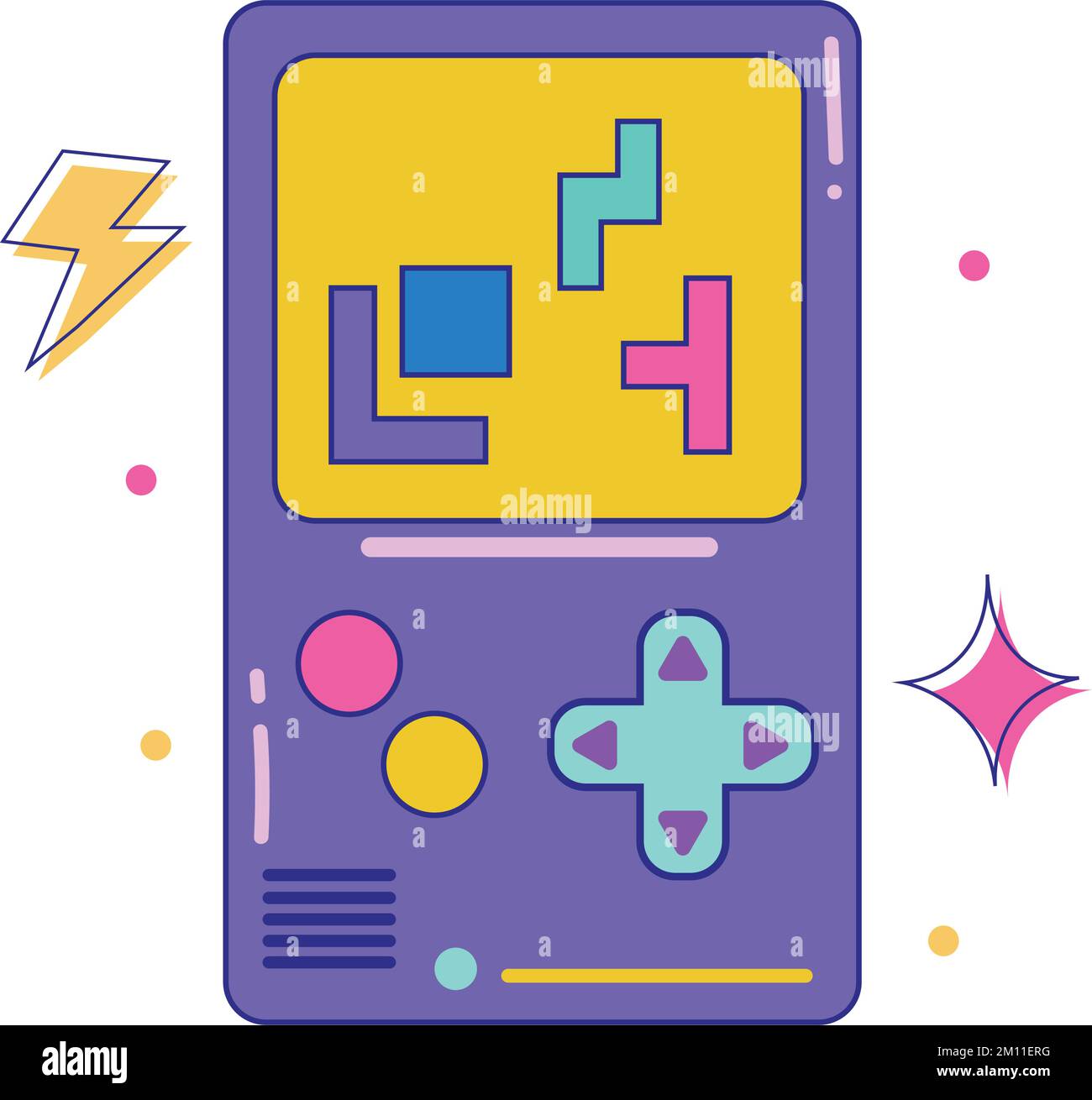 1990s video game console Stock Vector Images - Alamy