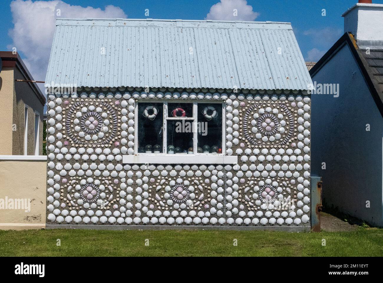The Shell House, Hamnavoe, Shetland Stock Photo - Alamy