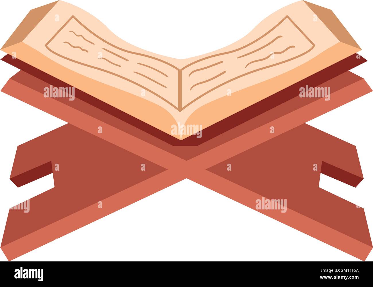sacred book in stand Stock Vector Image & Art - Alamy
