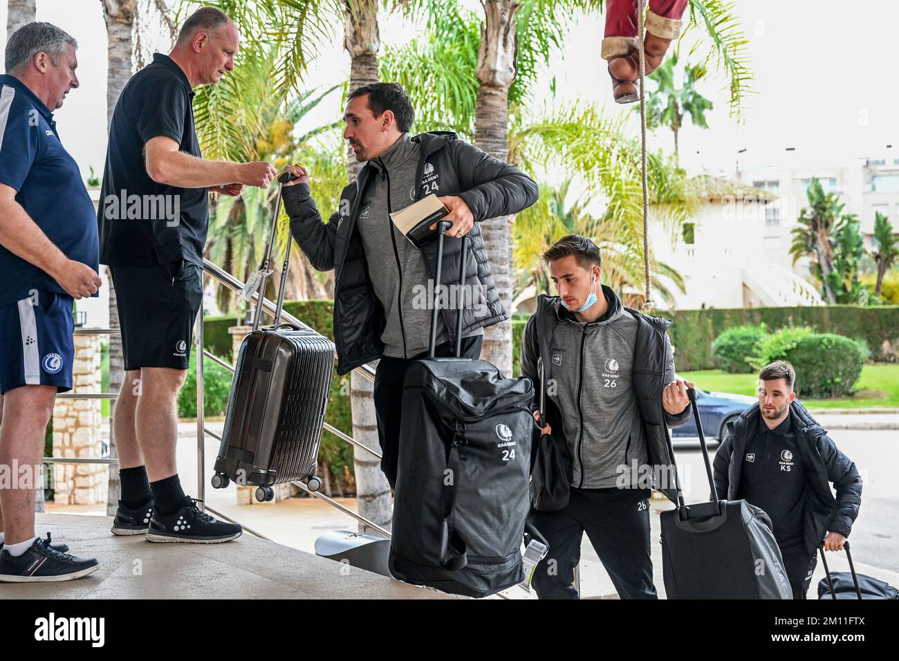 Gent's Sven Kums as he arrives for the winter training camp of Belgian ...