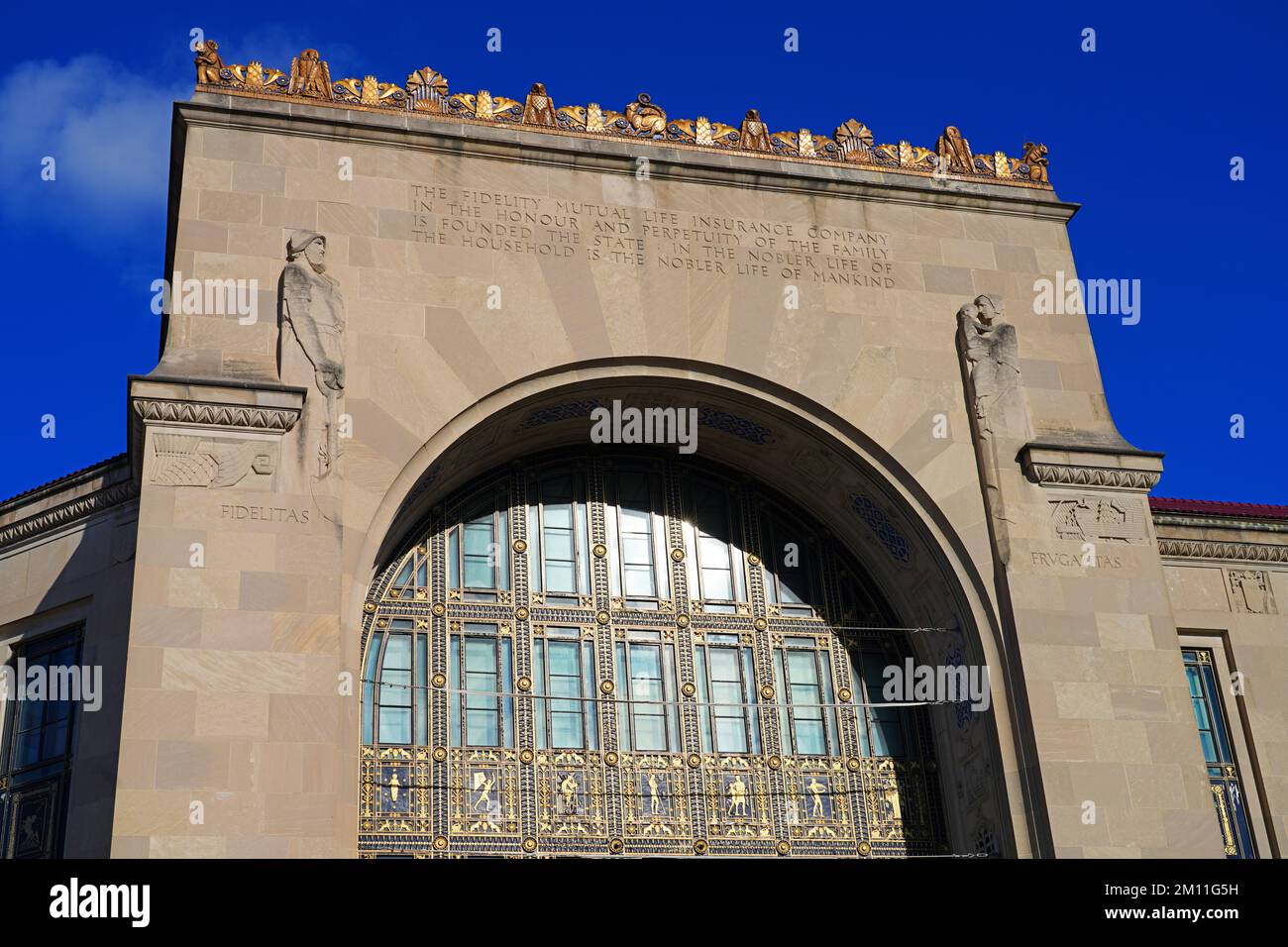 PHILADELPHIA, PA -1 DEC 2022- View of the Perelman Building, formerly ...