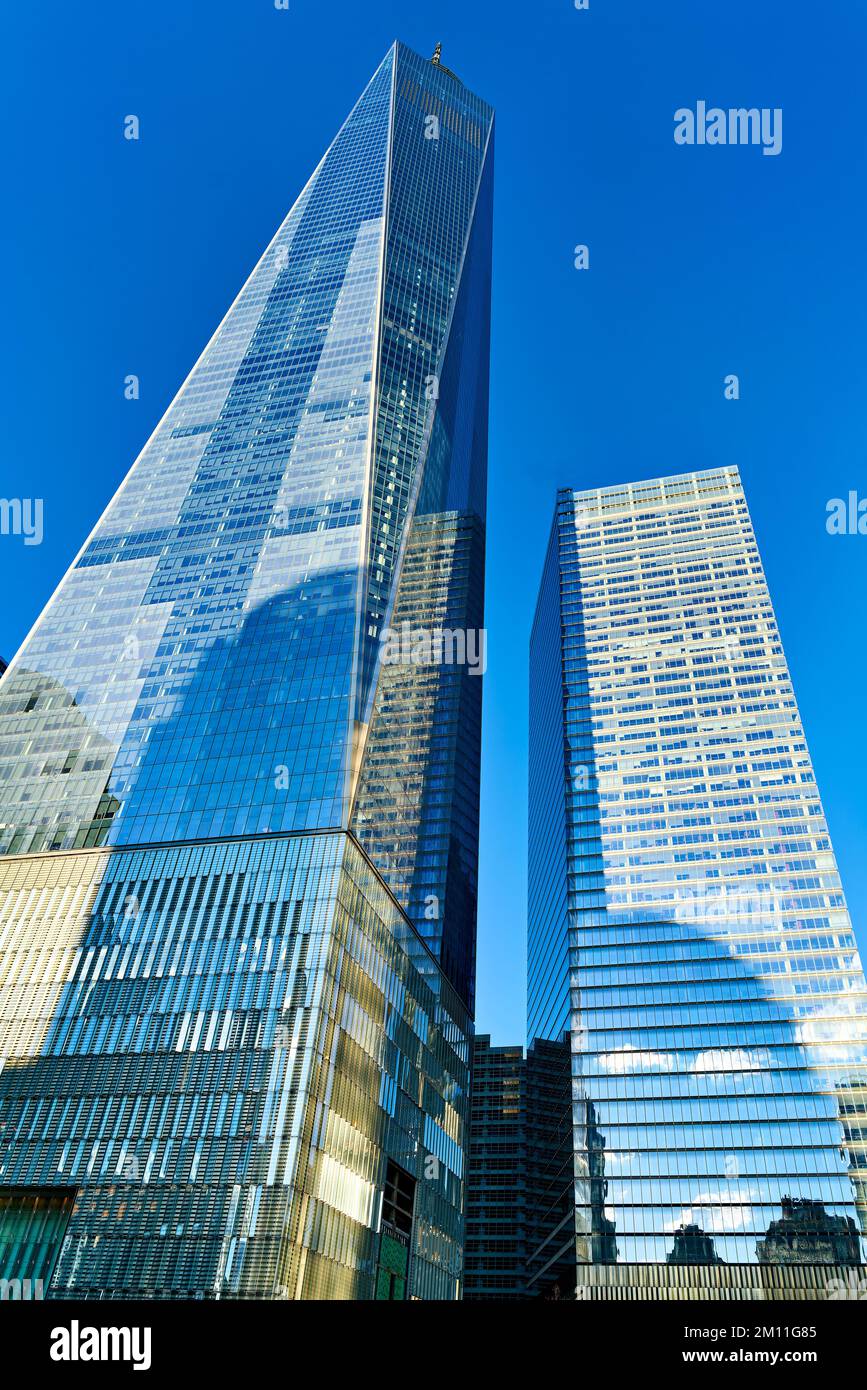 New York. Manhattan. United States. National September 11 Memorial ...