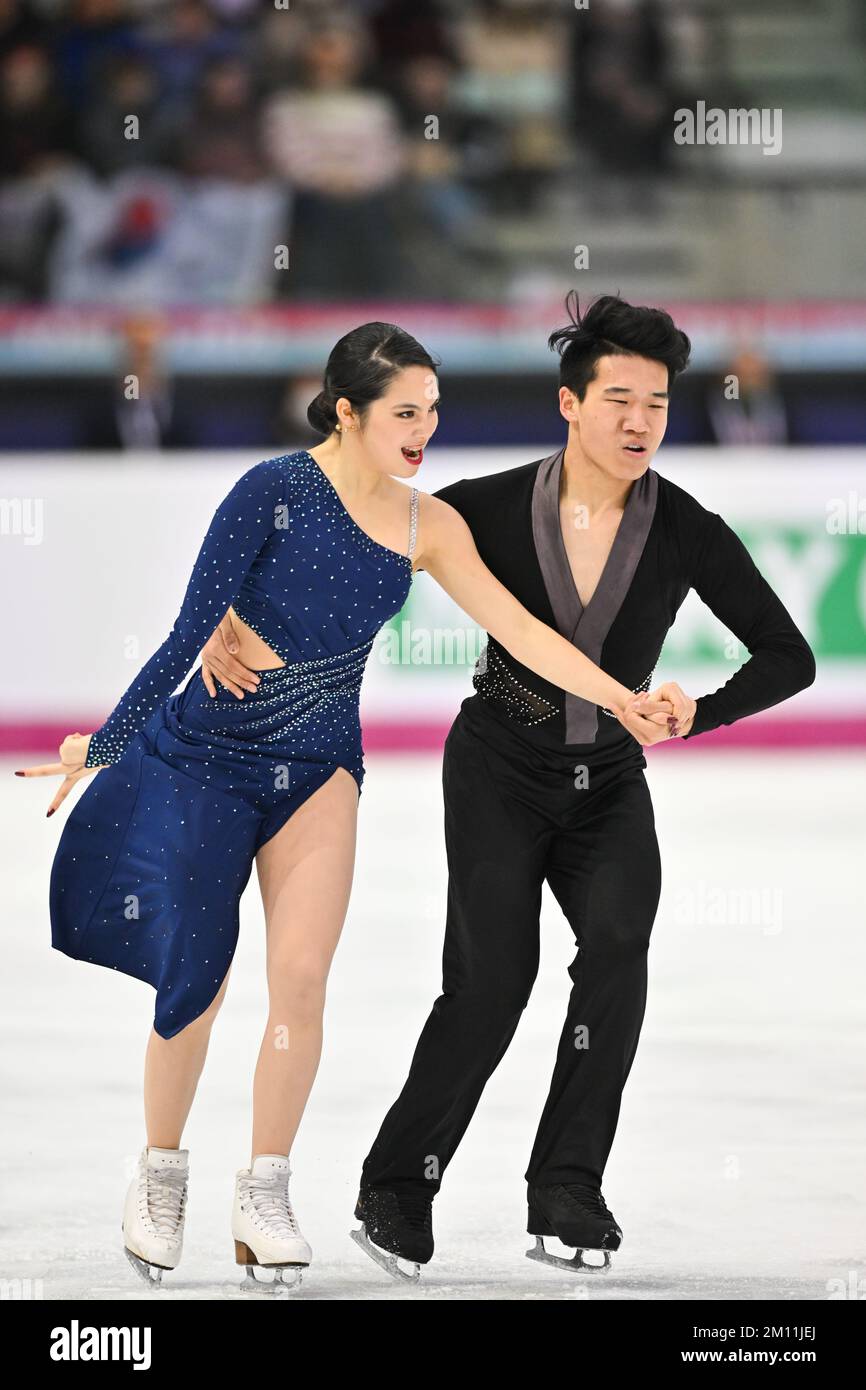 Hannah LIM & Ye QUAN (KOR), during Junior Ice Dance Rhythm Dance, at ...