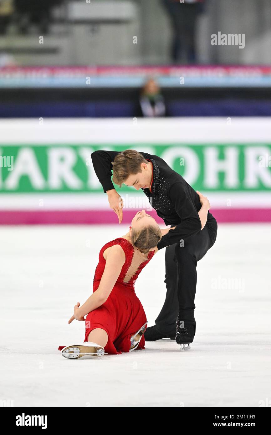 Katerina MRAZKOVA & Daniel MRAZEK (CZE), during Junior Ice Dance Rhythm ...