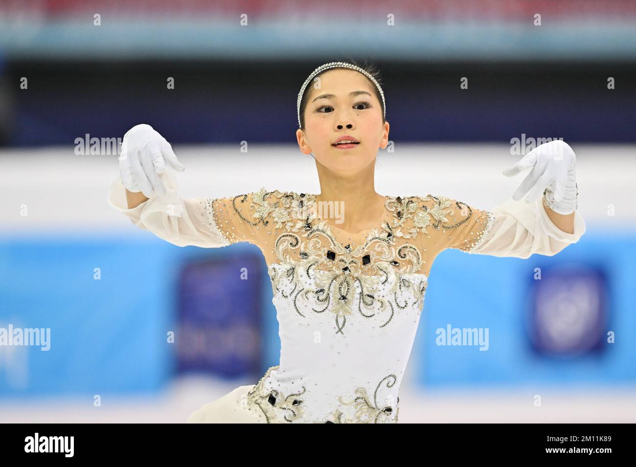 Hana YOSHIDA (JPN), during Junior Women Free Skating, at the ISU Grand ...