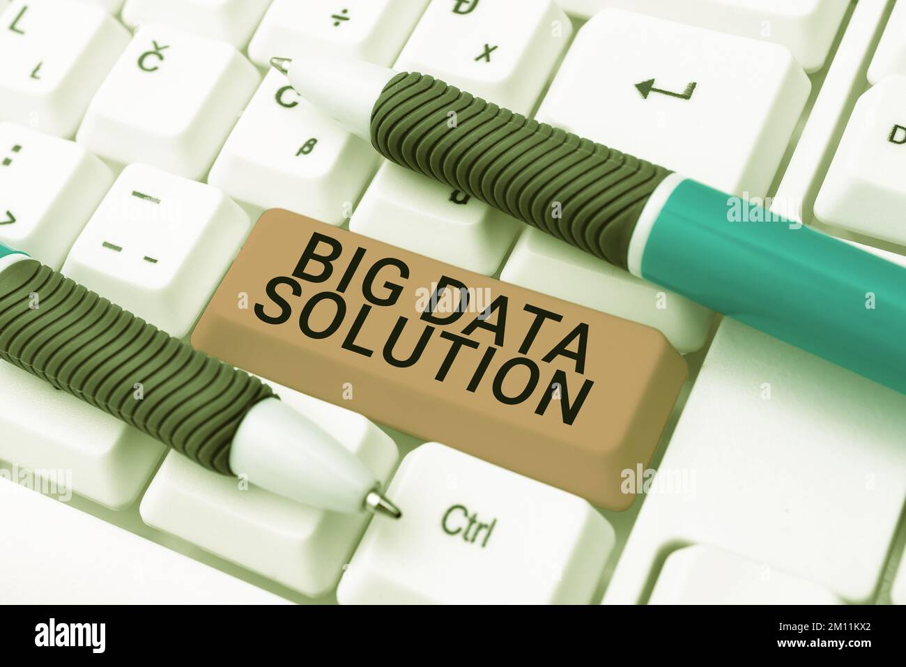 Sign displaying Big Data Solution. Business approach Extracting value ...