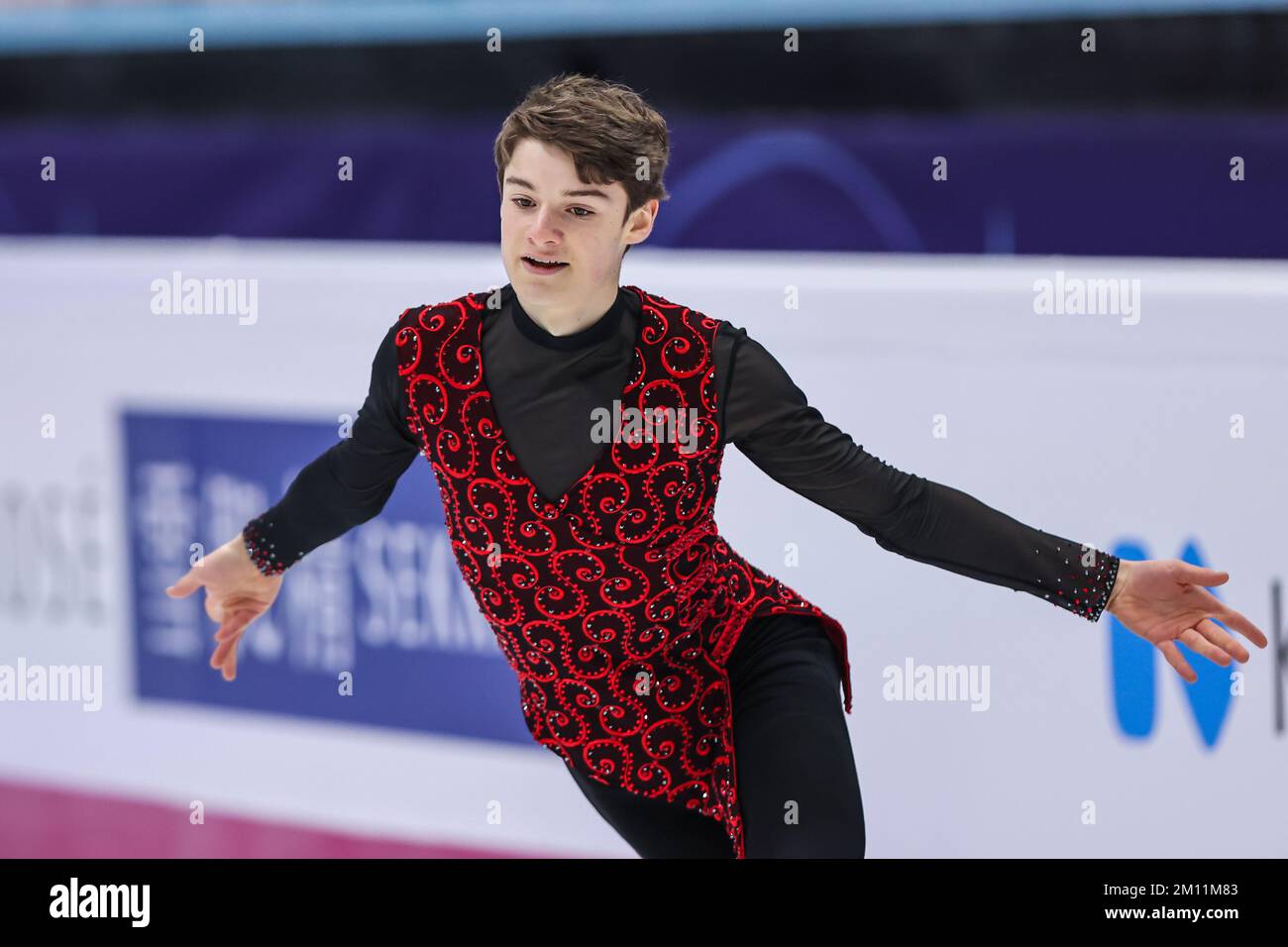 Turin, Italy. 08th Dec, 2022. Lucas Broussard of United States of ...