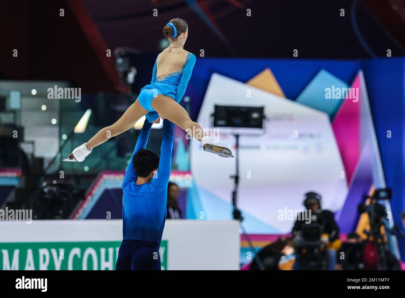 Turin, Italy. 08th Dec, 2022. Cayla Smith and Andy Deng of United ...