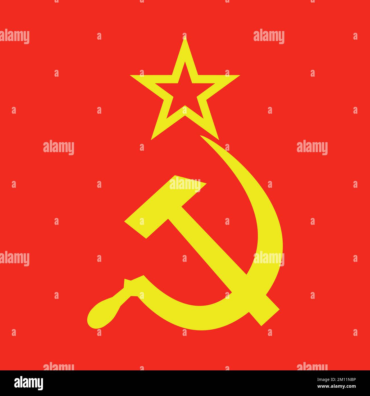 Coat of arms from the flag of the Soviet Union. Vector illustration Stock Vector Image & Art - Alamy