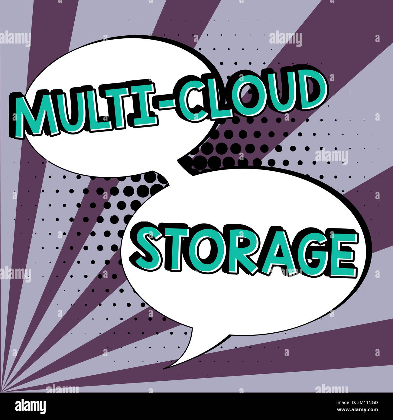 Hand writing sign Multi Cloud Storage. Business showcase use of multiple cloud computing and ...